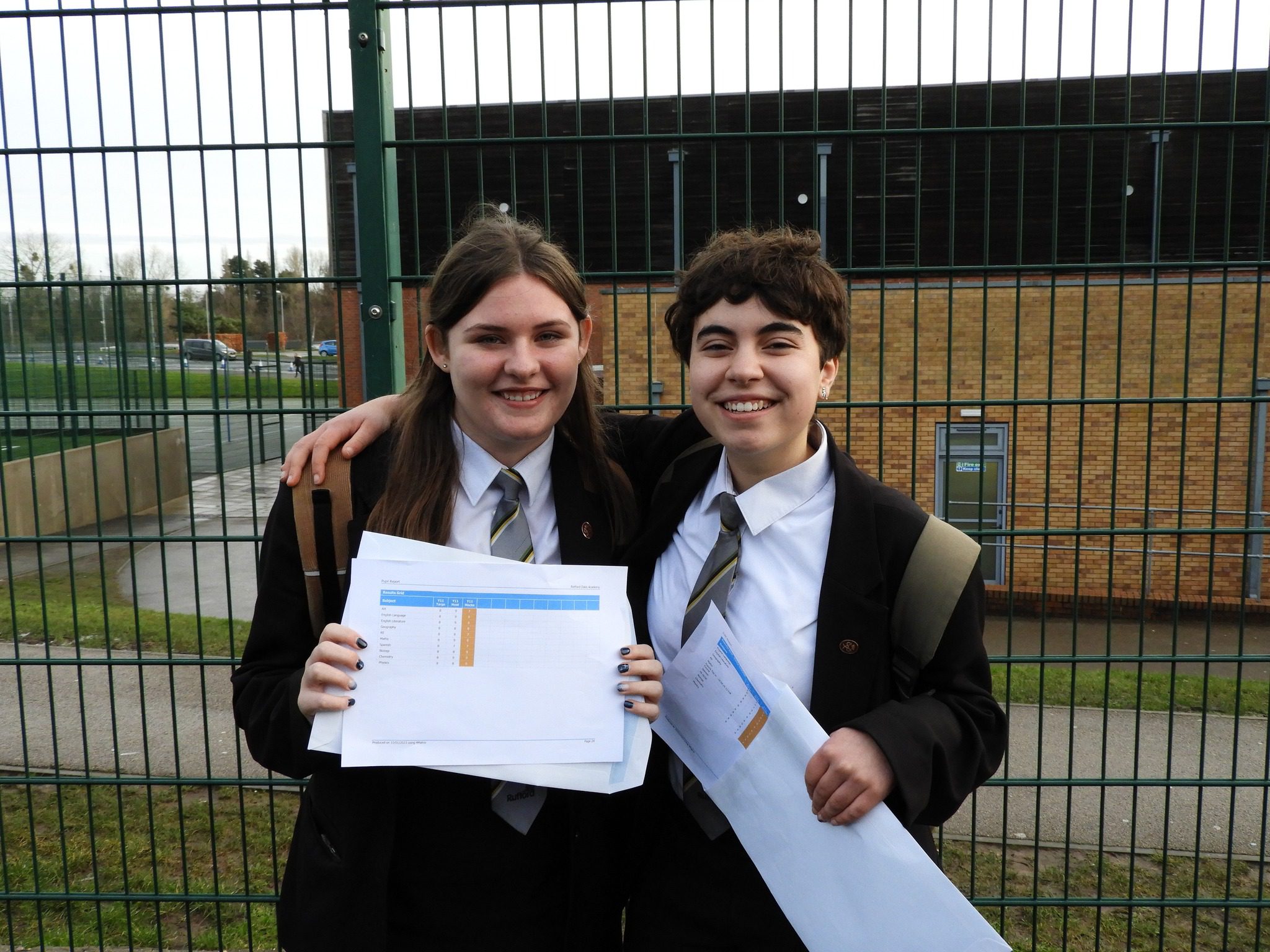 Year 11 mock GCSE results day - Retford Oaks Academy