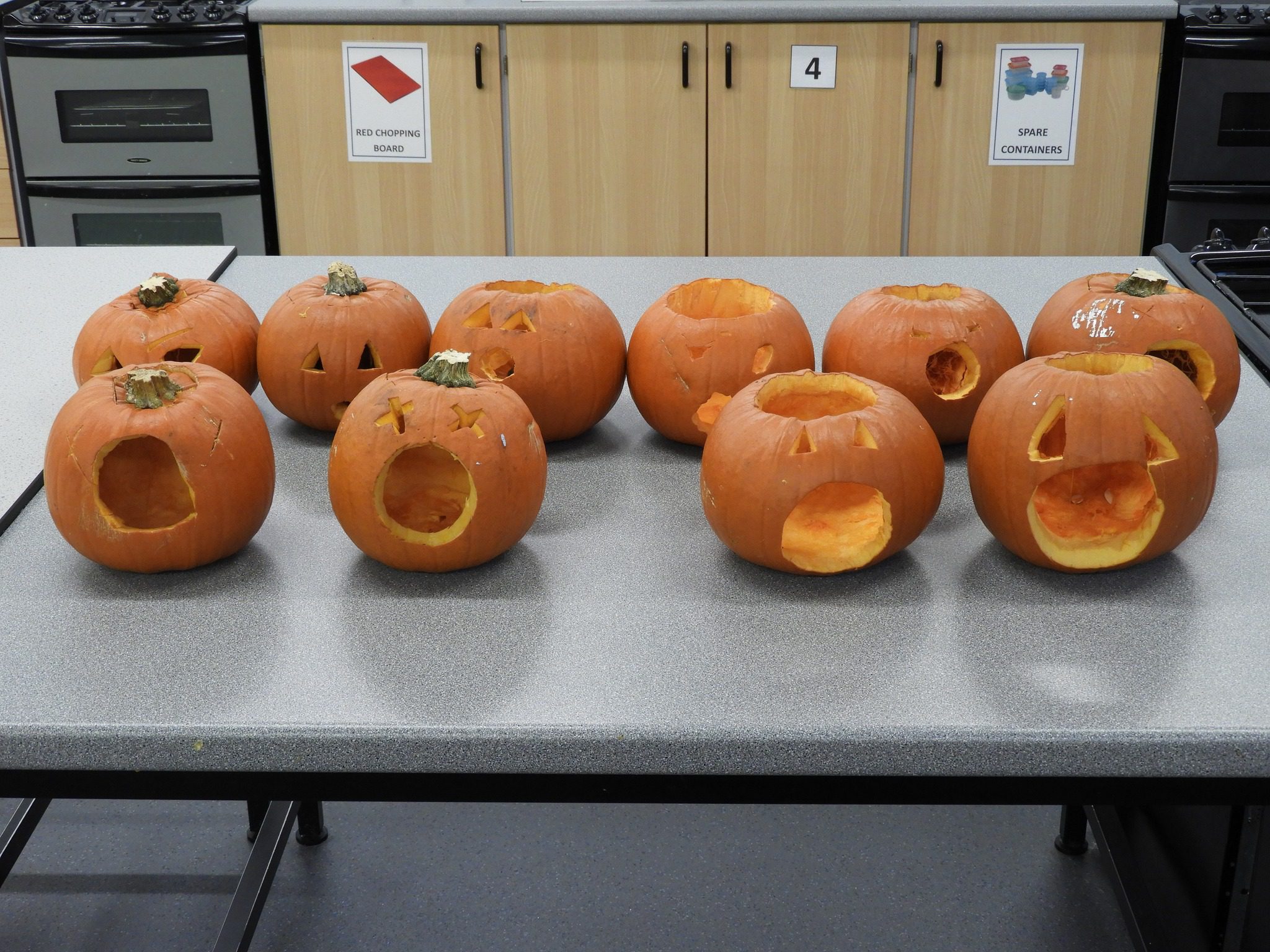 Spooktacular cervical dilation pumpkins - Retford Oaks Academy
